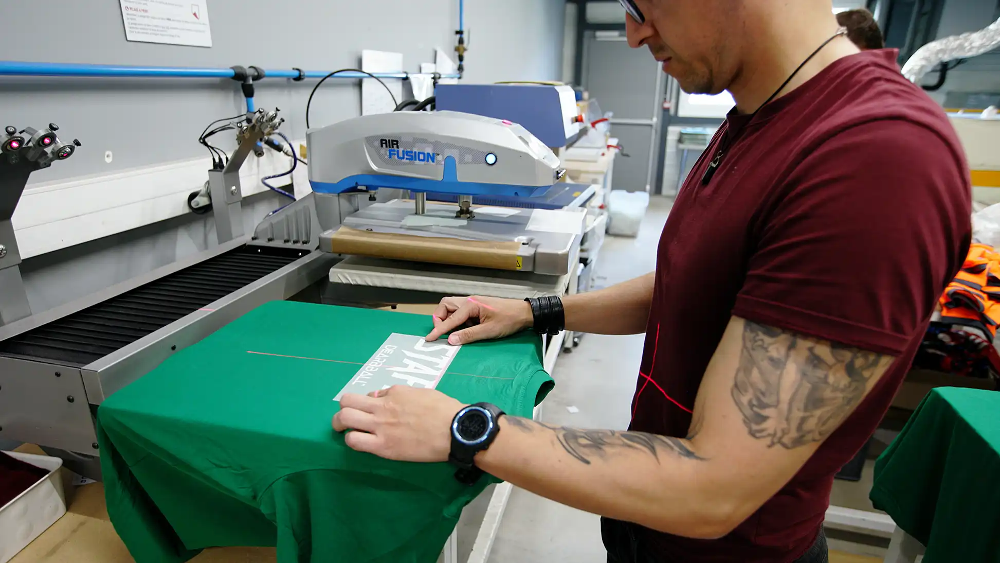 Transfert quadri pour marquages éclatants sur textiles à Strasbourg